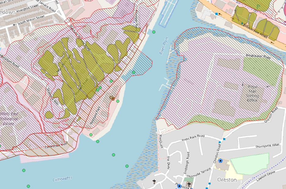 Urban mining in and around Plymouth - Groundsure